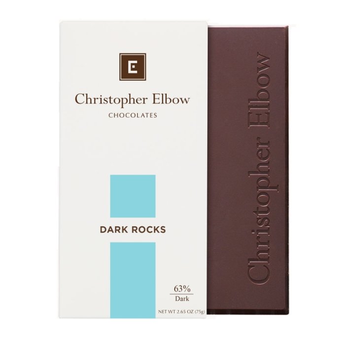 Dark Chocolate Rocks Bar - Christopher Elbow Chocolates