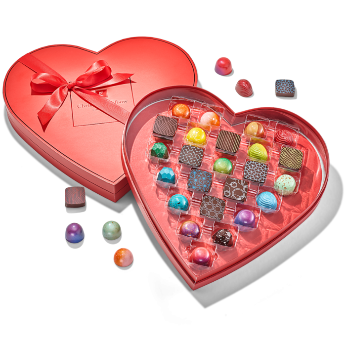 heart shaped candies nearby